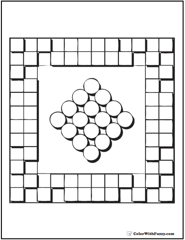 Pattern Coloring Pages: Customize PDF Printables