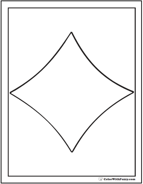 Shape Coloring Pages: Customize And Print