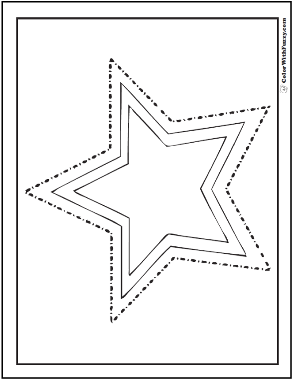 60 Star Coloring Pages Customize And Print PDF