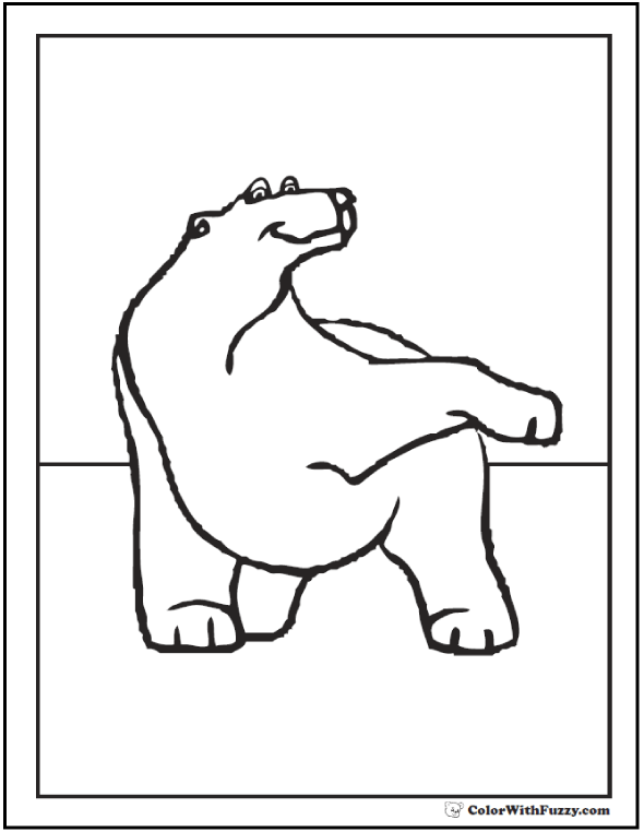 16 Polar Bear Coloring Pages: Arctic Giants, Cute Babies