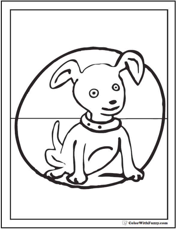 Wheres Spot Coloring Page Coloring Pages